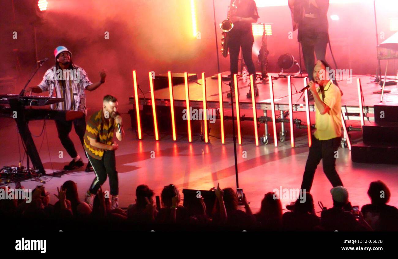 Los Angeles, California, USA 27th August 2022 Singer Andy Grammar and ...