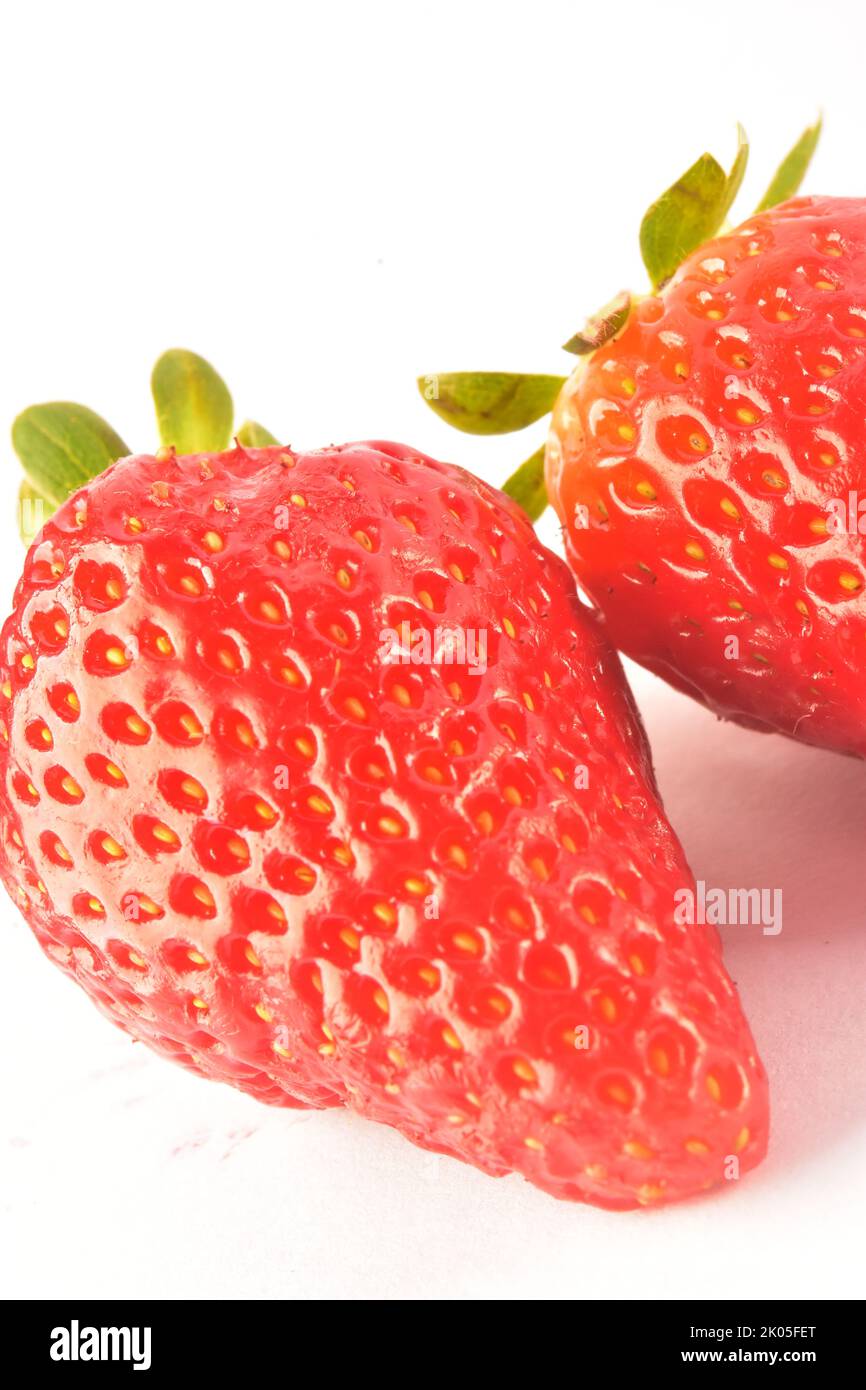 Strawberries close up Stock Photo - Alamy