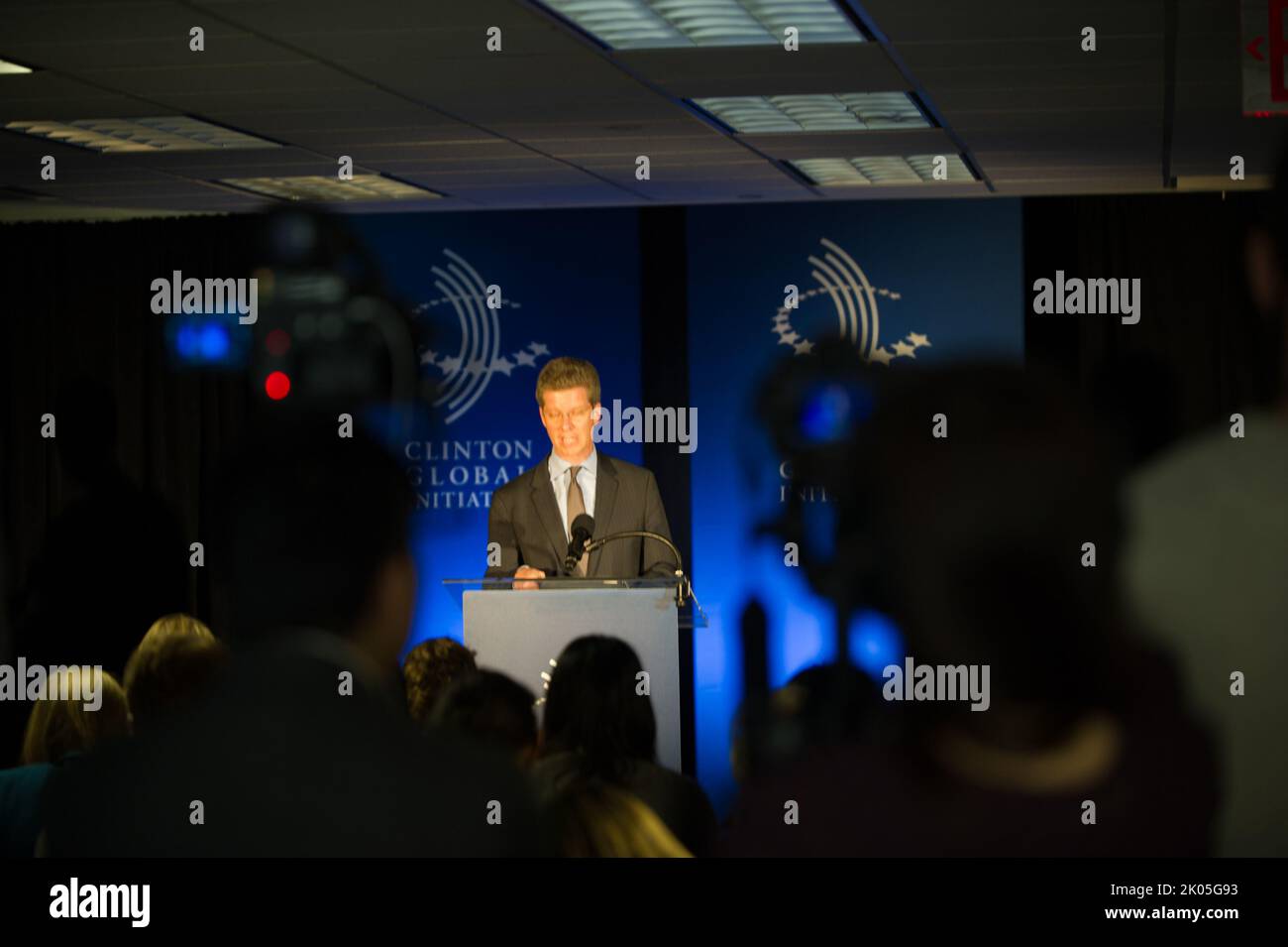 Clinton Global Initiative (CGI) event in New York City, New York, with ...