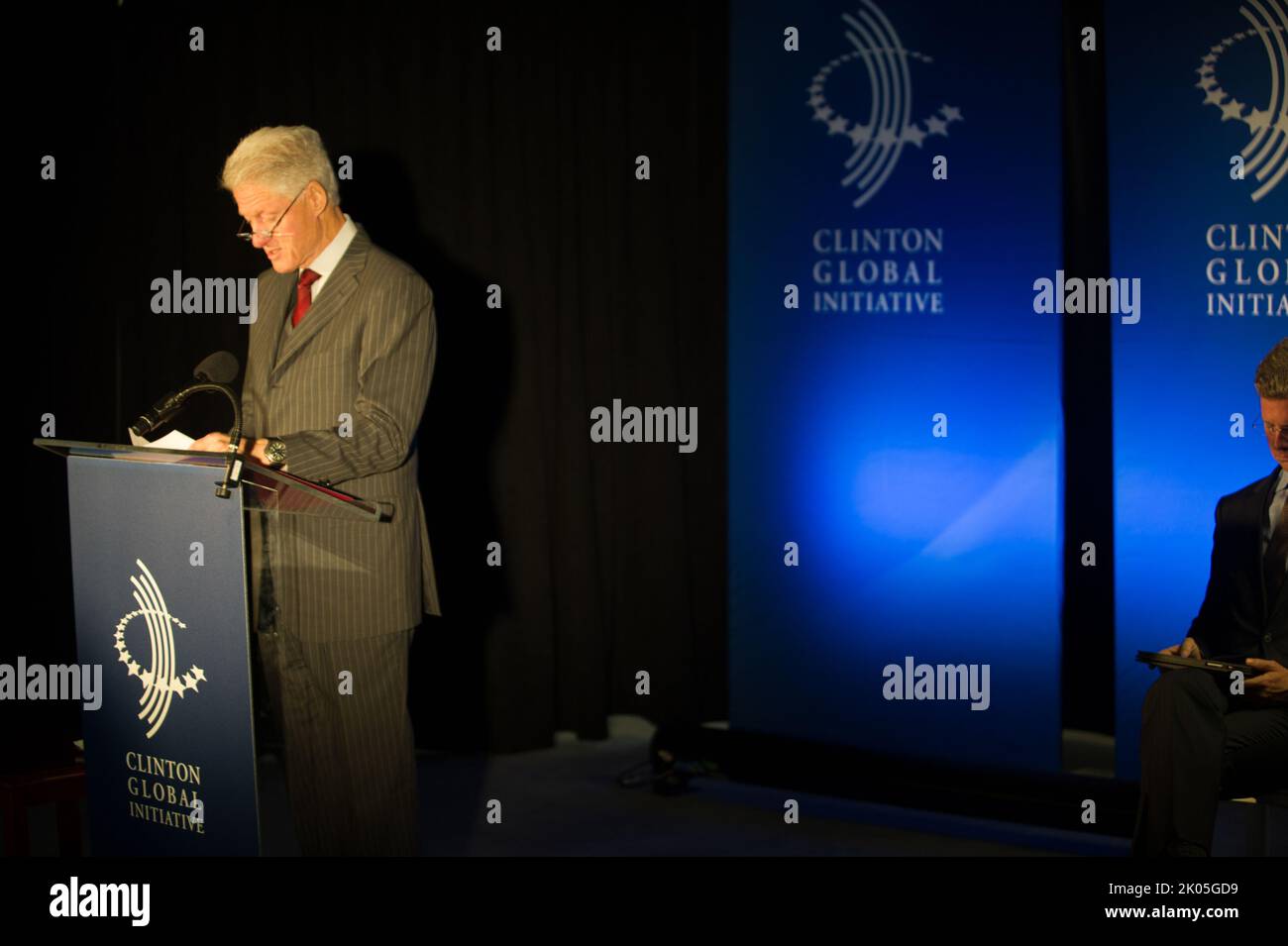 Clinton Global Initiative (CGI) event in New York City, New York, with ...