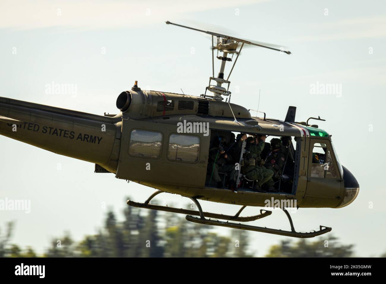 The incredible Vietnam War Reenactment at the Stuart Air Show Stock ...