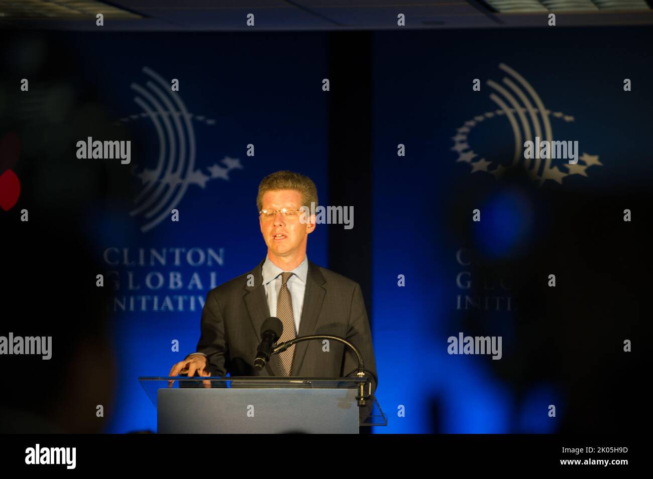 Clinton Global Initiative (CGI) event in New York City, New York, with ...