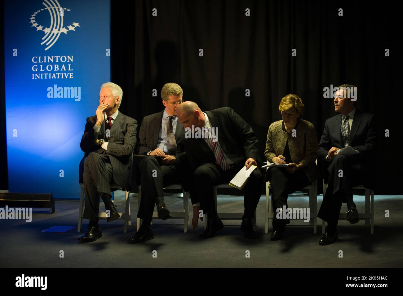 Clinton Global Initiative (CGI) event in New York City, New York, with ...