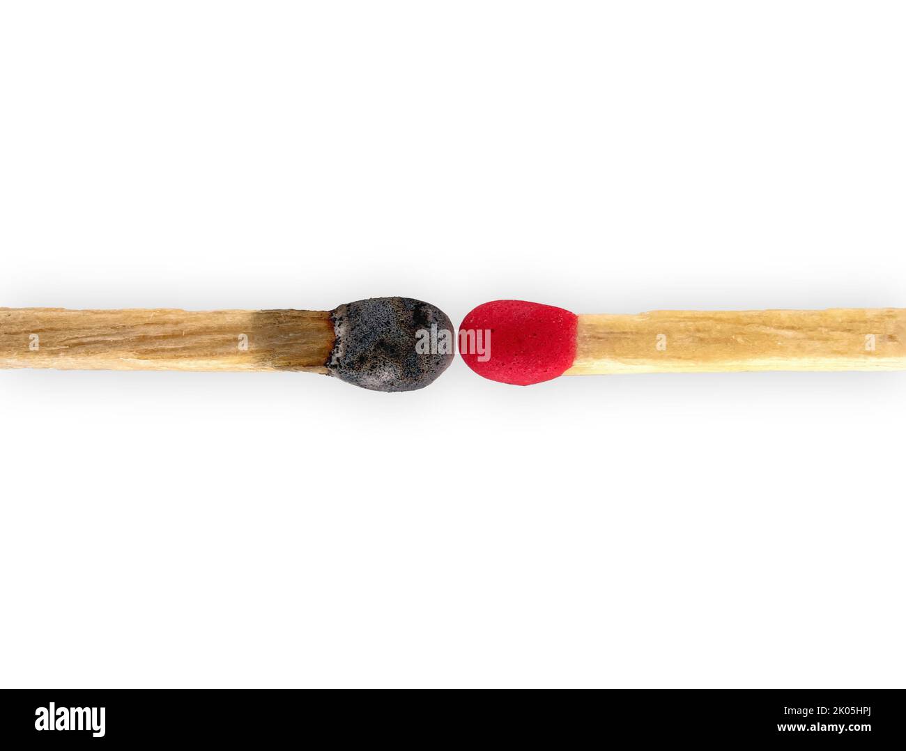 Two matches isolated on white Stock Photo - Alamy