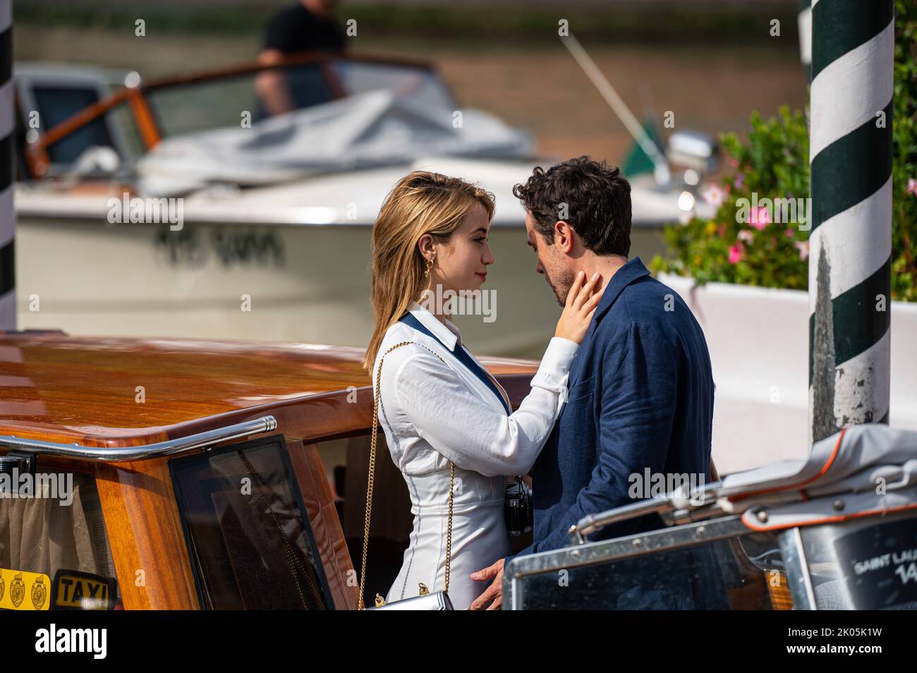 Caylee Cowan and Casey Affleck arrives at the Hotel Excelsior during ...