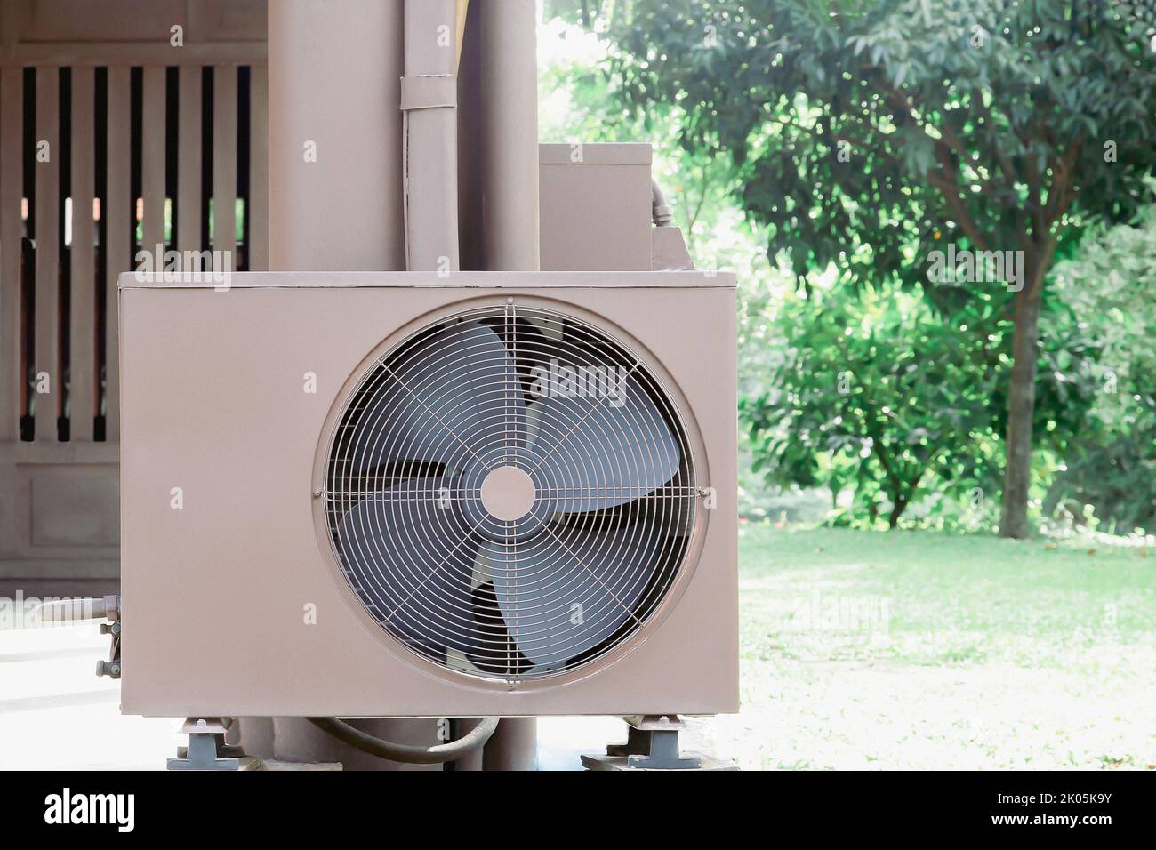 Air conditioning (HVAC) installed outside the building Stock Photo - Alamy