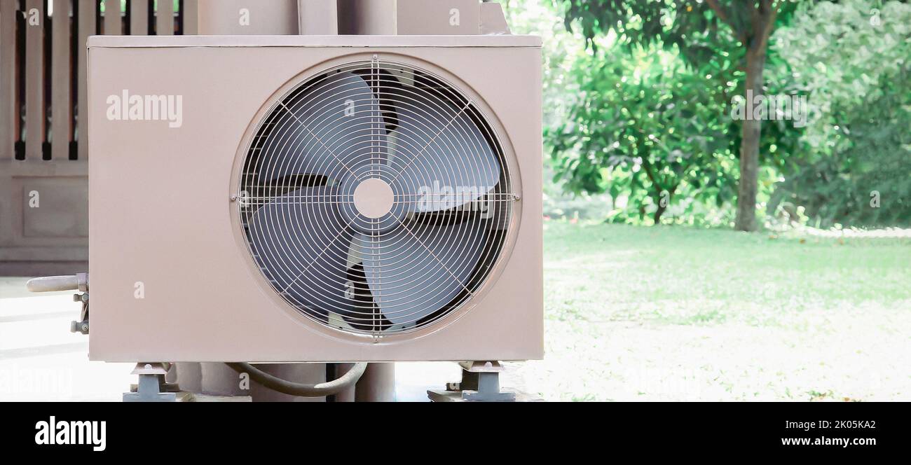 Air conditioning (HVAC) installed outside the building Stock Photo - Alamy