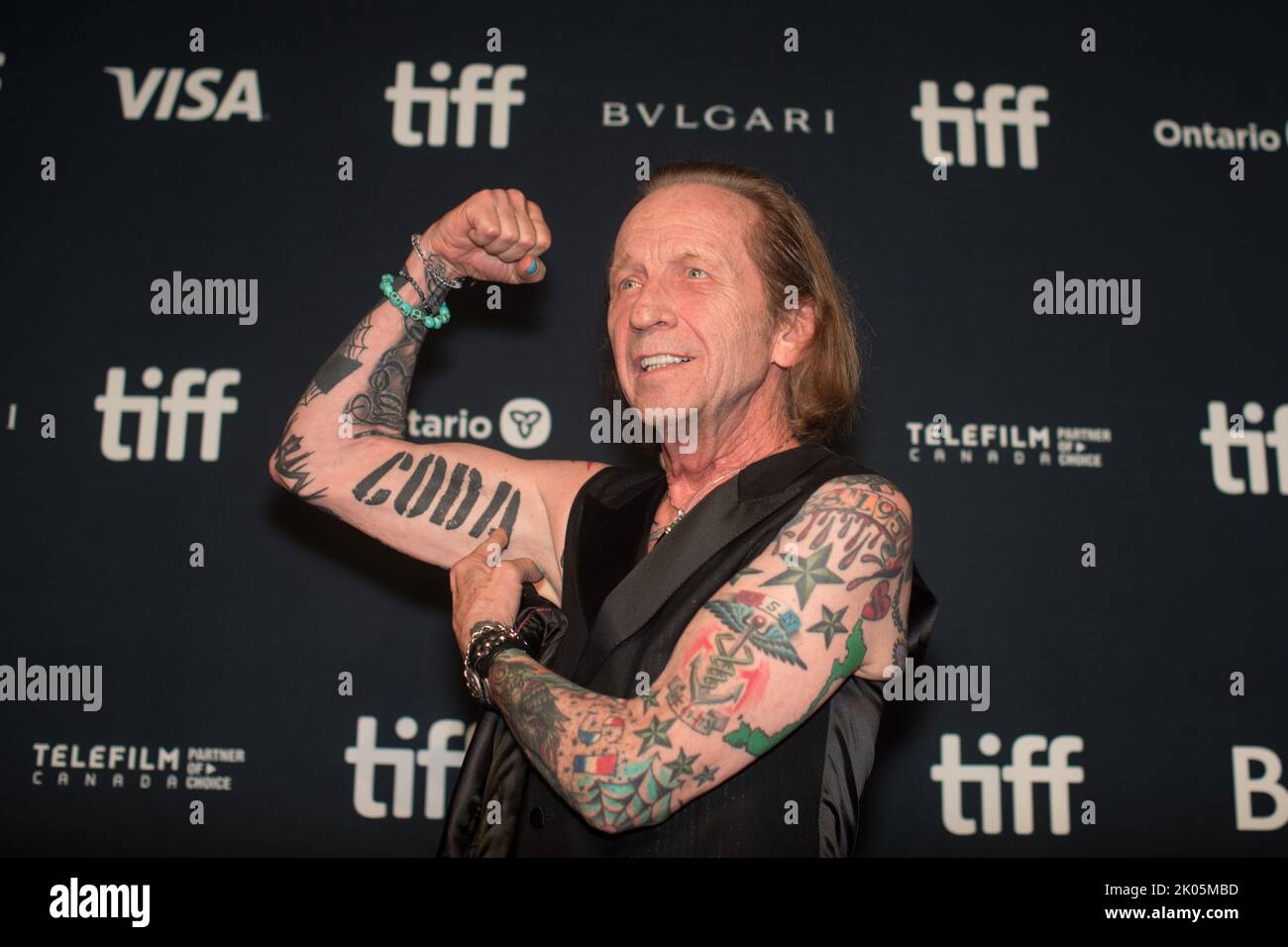 Actor Paul Raci poses for a photograph on the red carpet for the film ...