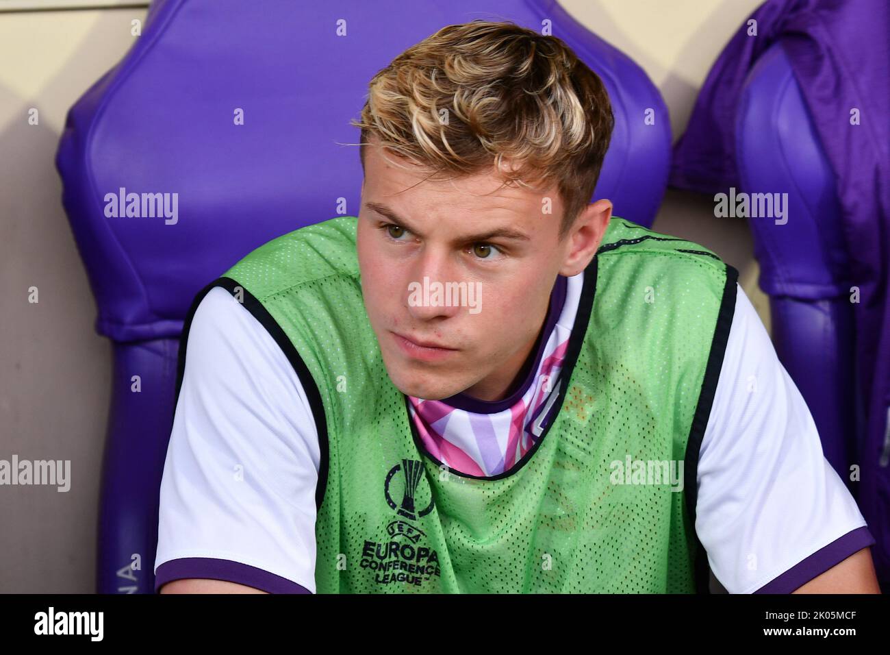 Szymon Zurkowski (ACF Fiorentina) during the UEFA Conference League ...