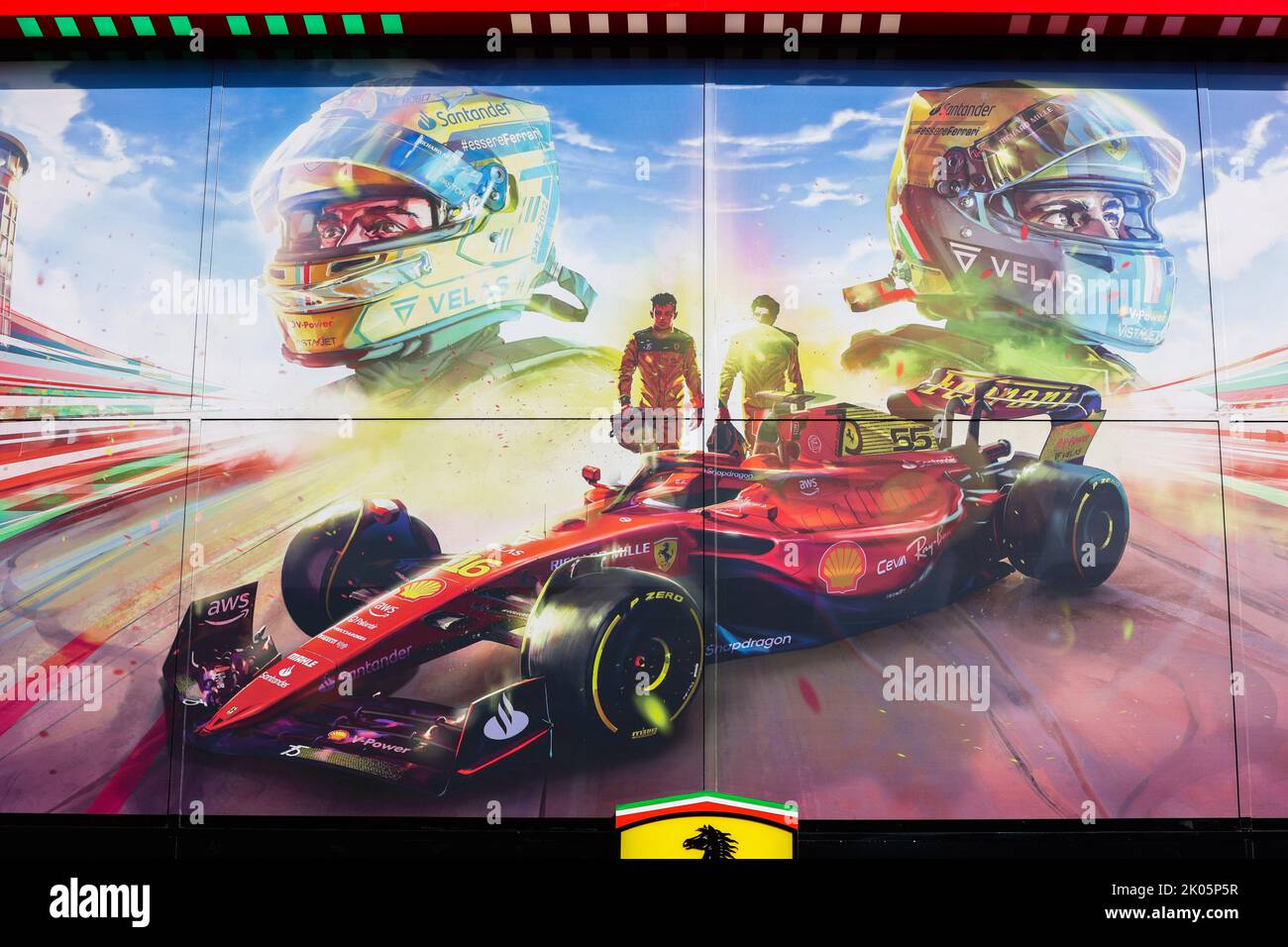 Scuderia Ferrari F1-75, ambiance motorhome during the Formula 1 Pirelli ...