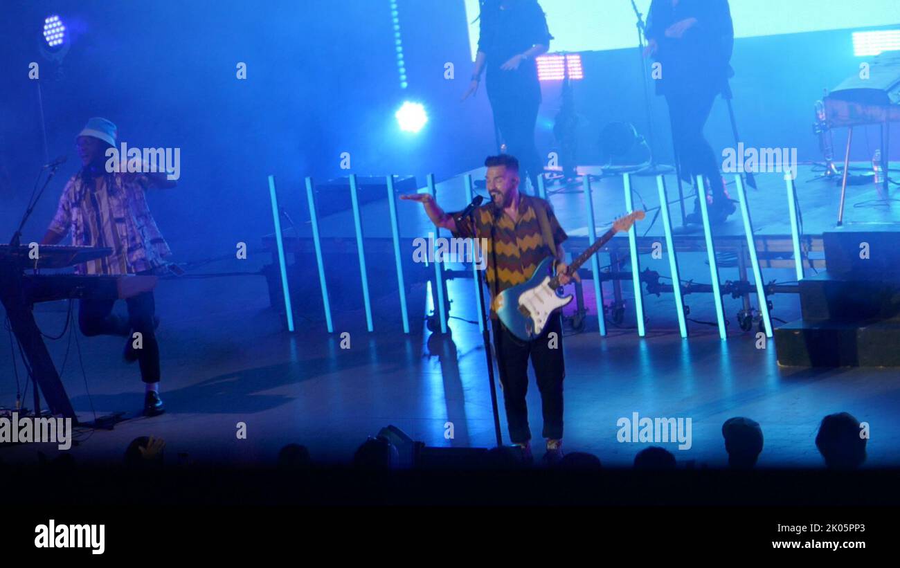 Los Angeles, California, USA 27th August 2022 Singer Andy Grammar ...