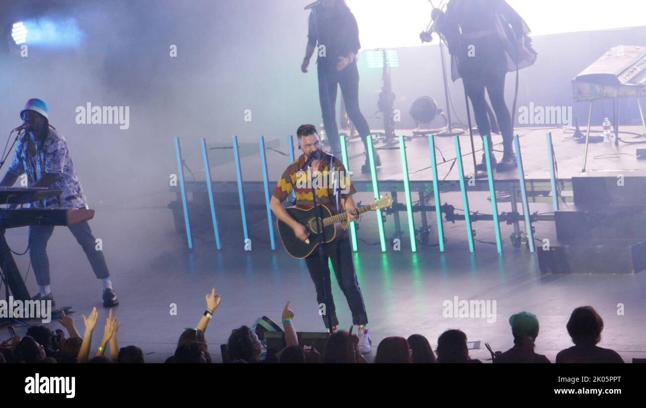 Los Angeles, California, USA 27th August 2022 Singer Andy Grammar ...