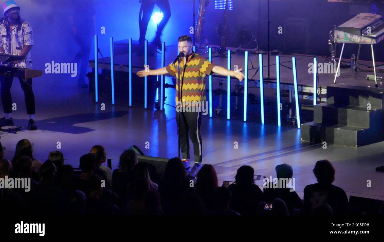 Los Angeles, California, USA 27th August 2022 Singer Andy Grammar ...