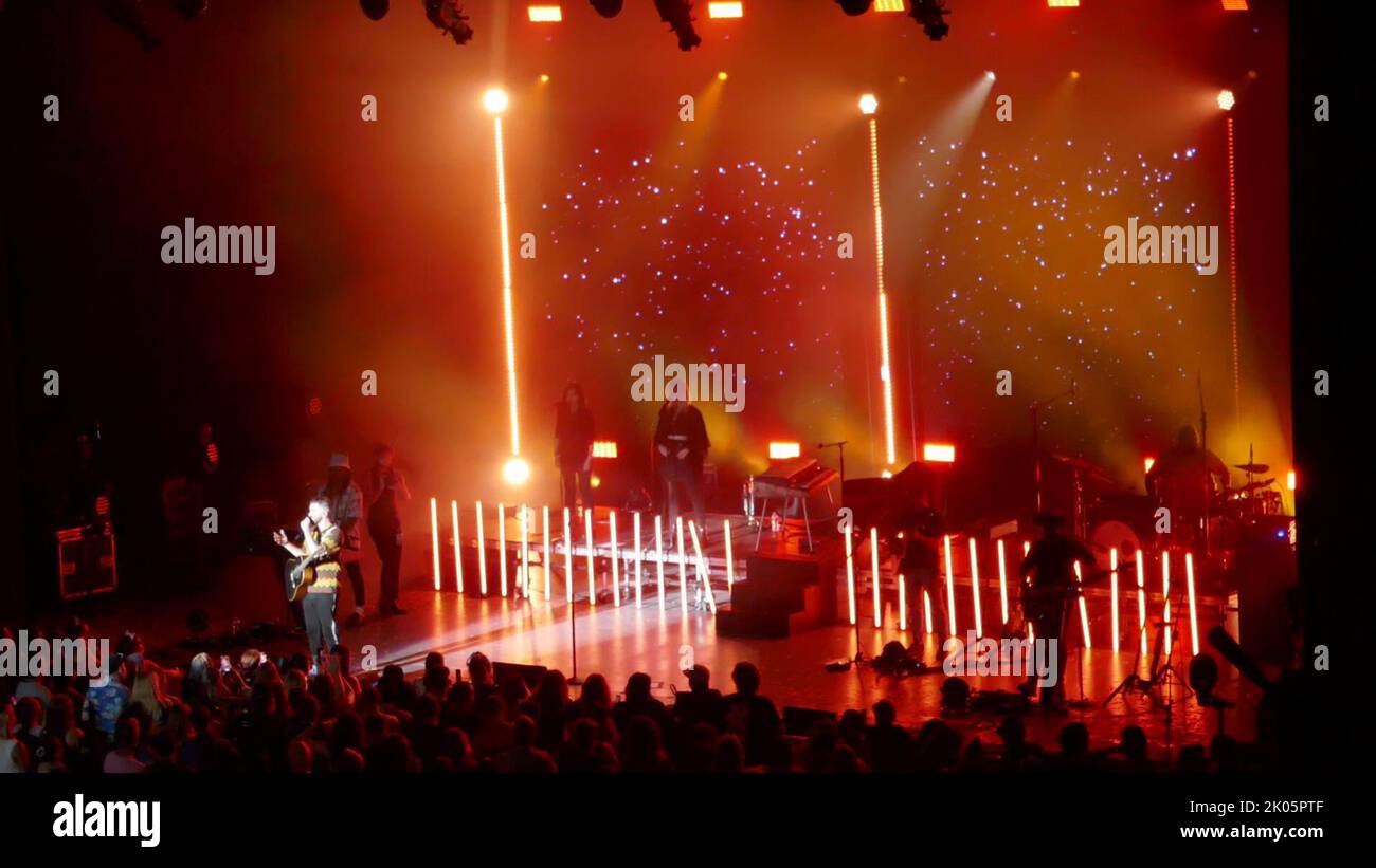 Los Angeles, California, USA 27th August 2022 Singer Andy Grammar ...
