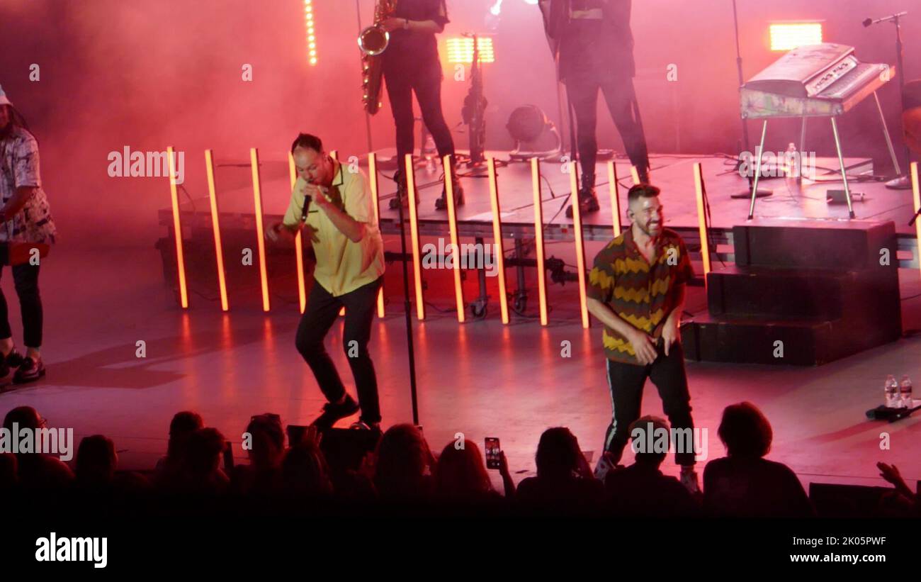 Los Angeles, California, USA 27th August 2022 Singer Andy Grammar and ...