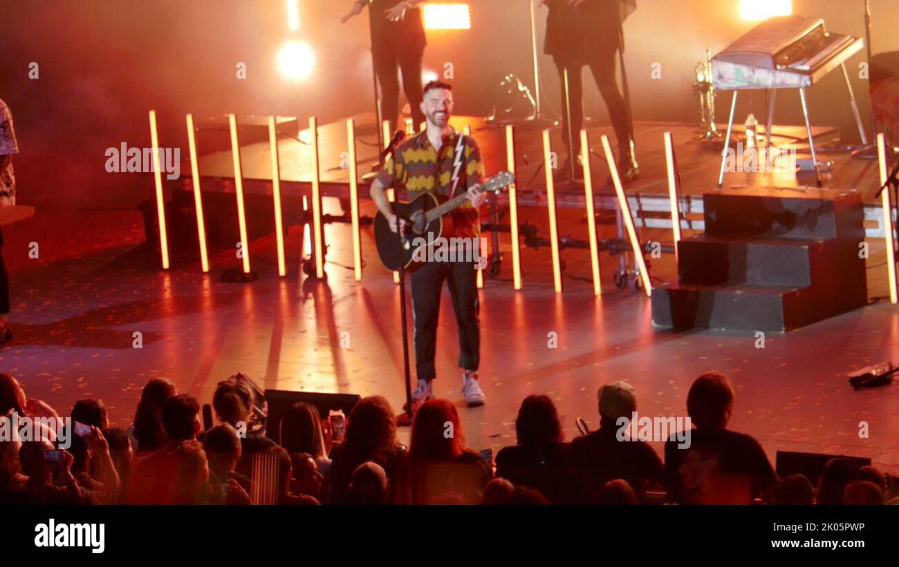 Los Angeles, California, USA 27th August 2022 Singer Andy Grammar ...