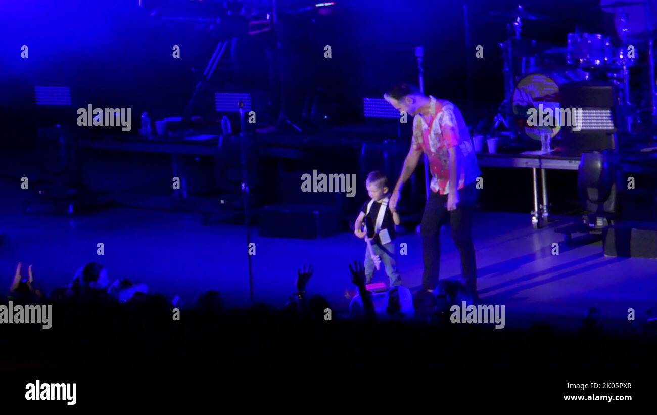 Los Angeles, California, USA 27th August 2022 Singer Fitz of Fitz and ...