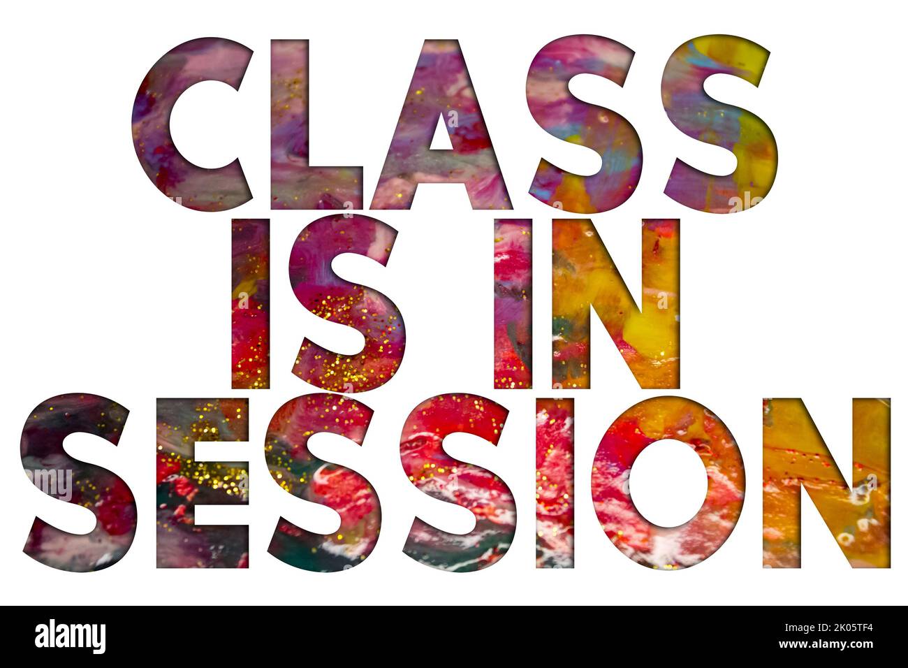 Class is in session Cut Out Stock Images & Pictures - Alamy