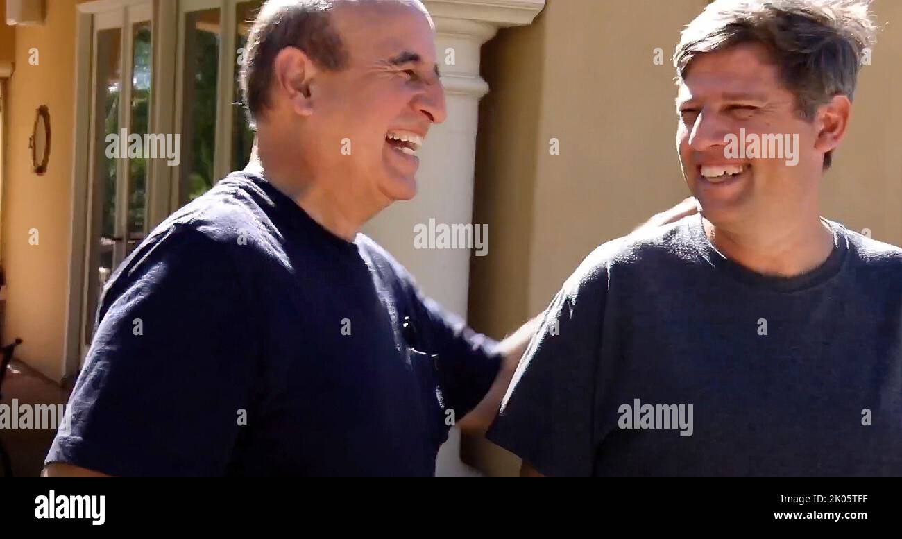 THE HORROR CROWD, from left: director Ruben Pla, Oren Peli, 2020 ...