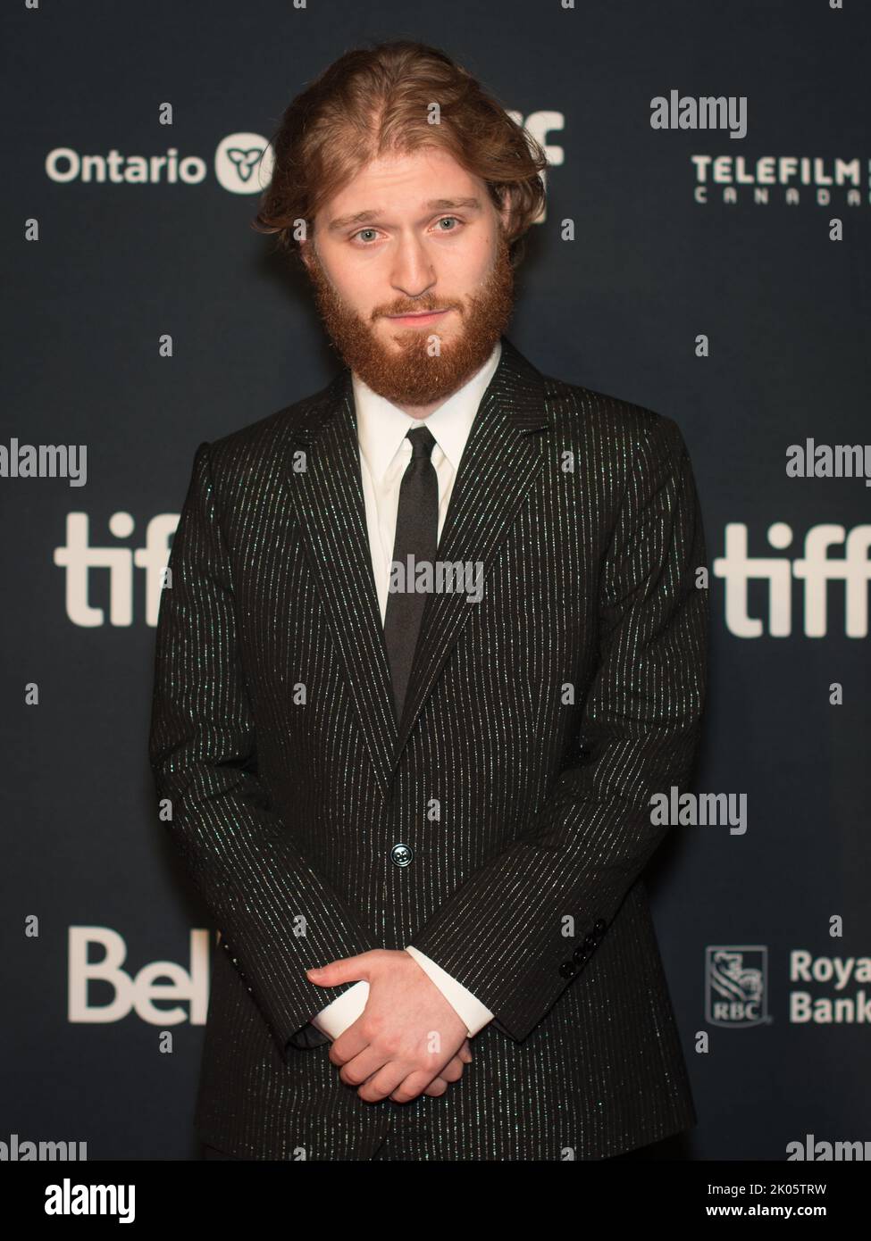 Actor Fred Hechinger poses for a photograph on the red carpet for the ...