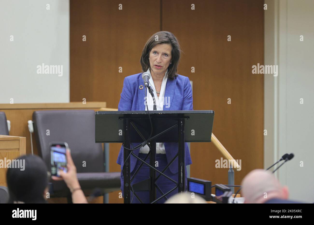 United Nations, New York, USA, September 09, 2022 - Melissa Fleming ...
