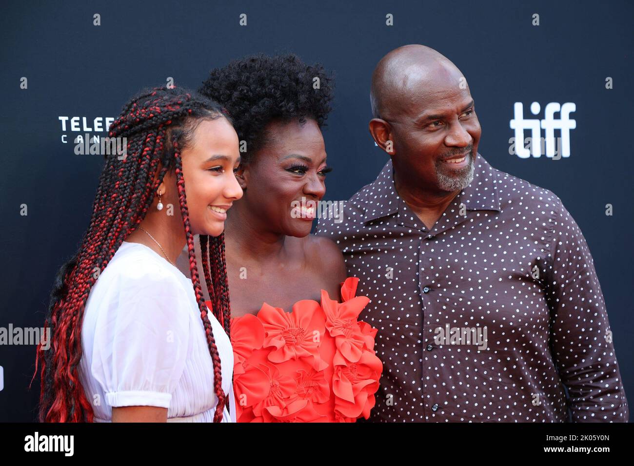 Toronto, ON. 9th Sep, 2022. Genesis Tennon, Viola Davis, Julius Tennon ...