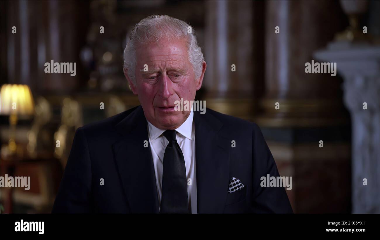 Buckingham palace king charles speech hi-res stock photography and ...