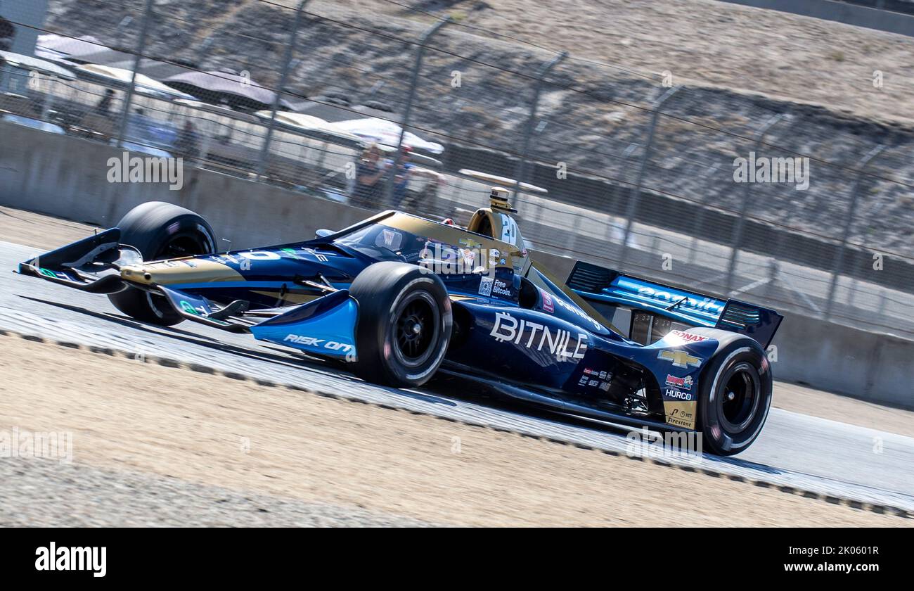 Monterey, CA, USA. 09th Sep, 2022. A. Ed Carpenter Racing driver Conor ...