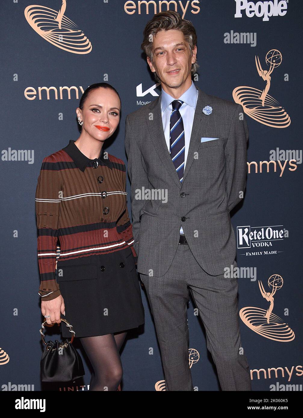 Christina Ricci and Mark Hampton arriving to the Television Academy's ...