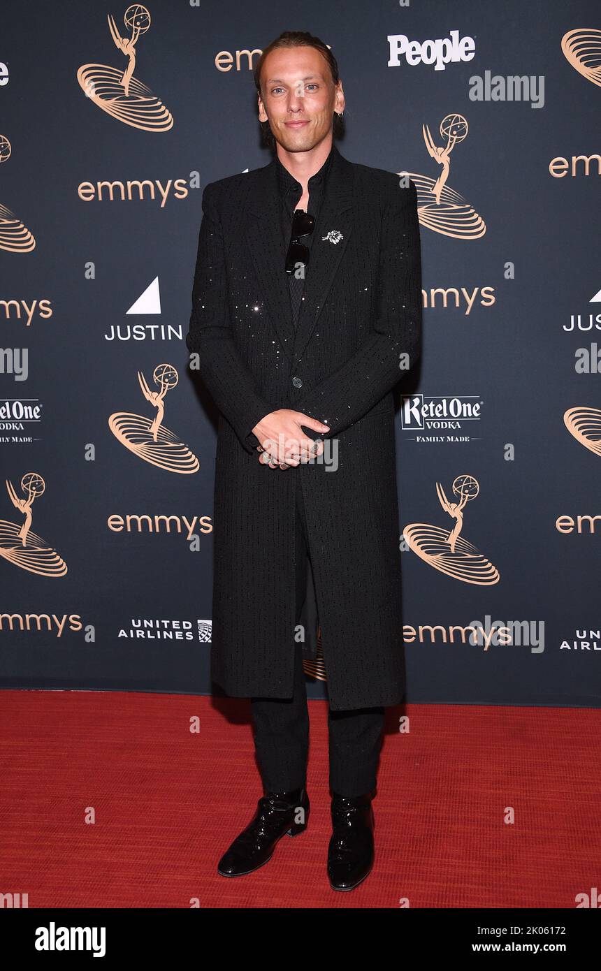Jamie Campbell Bower arriving to the Television Academy's Performers ...