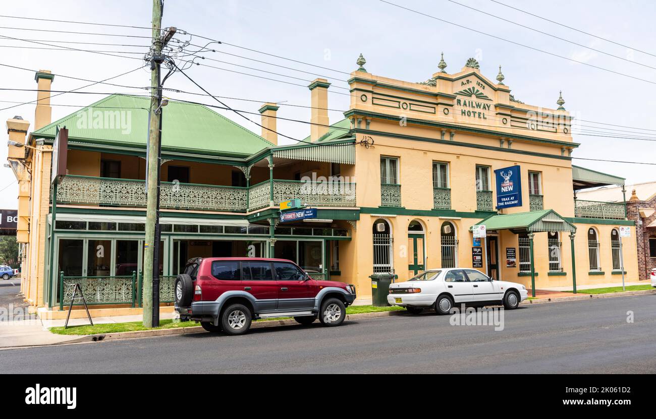 The iconic Railway Hotel in Armidale, new england, new south wales ...