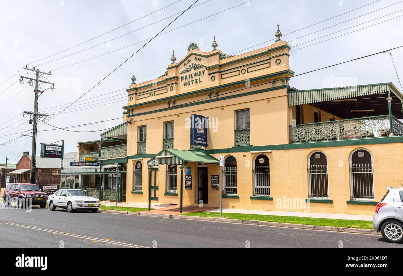 The iconic Railway Hotel in Armidale, new england, new south wales ...