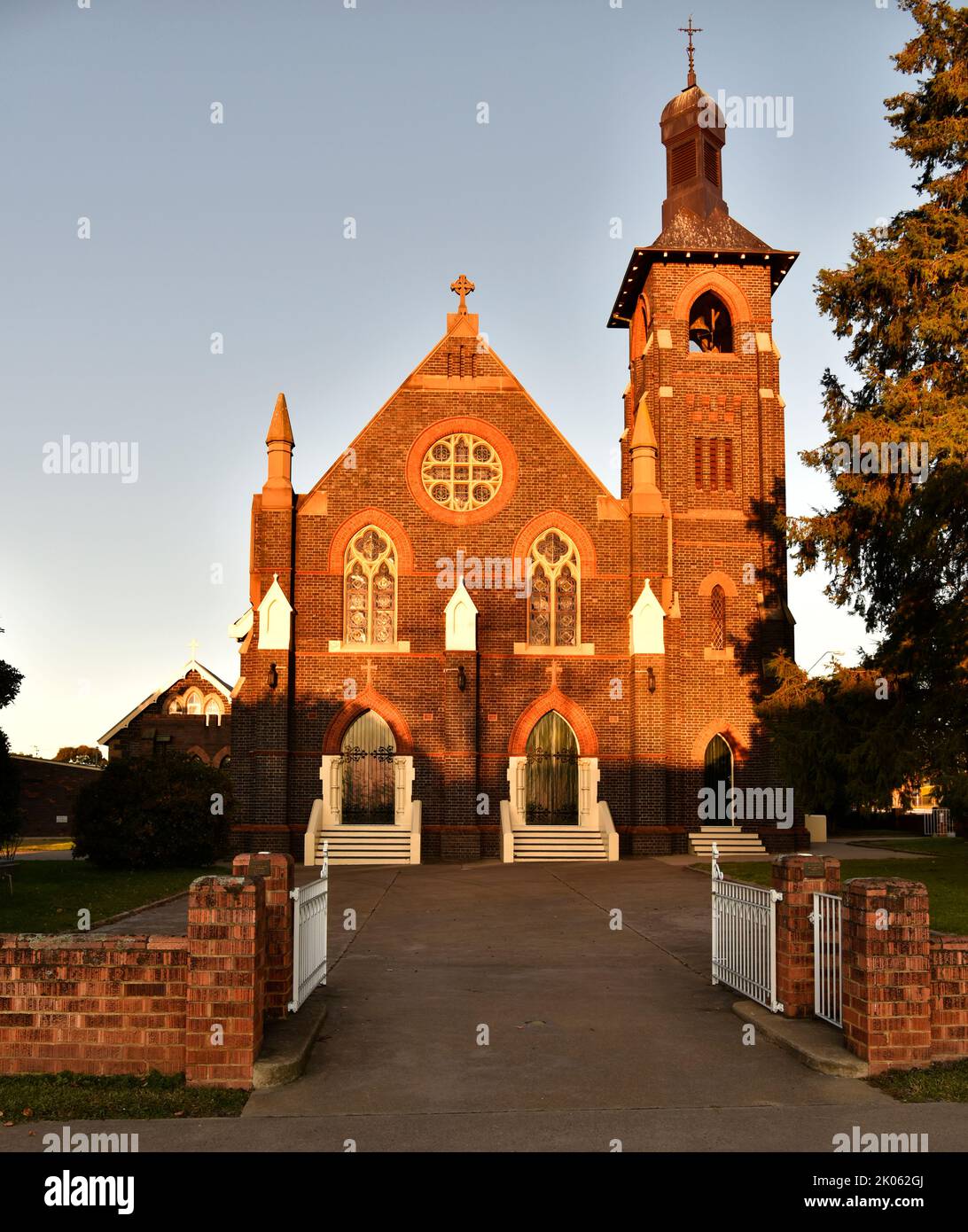 front view of the st patricks catholic church in glen innes in northern ...