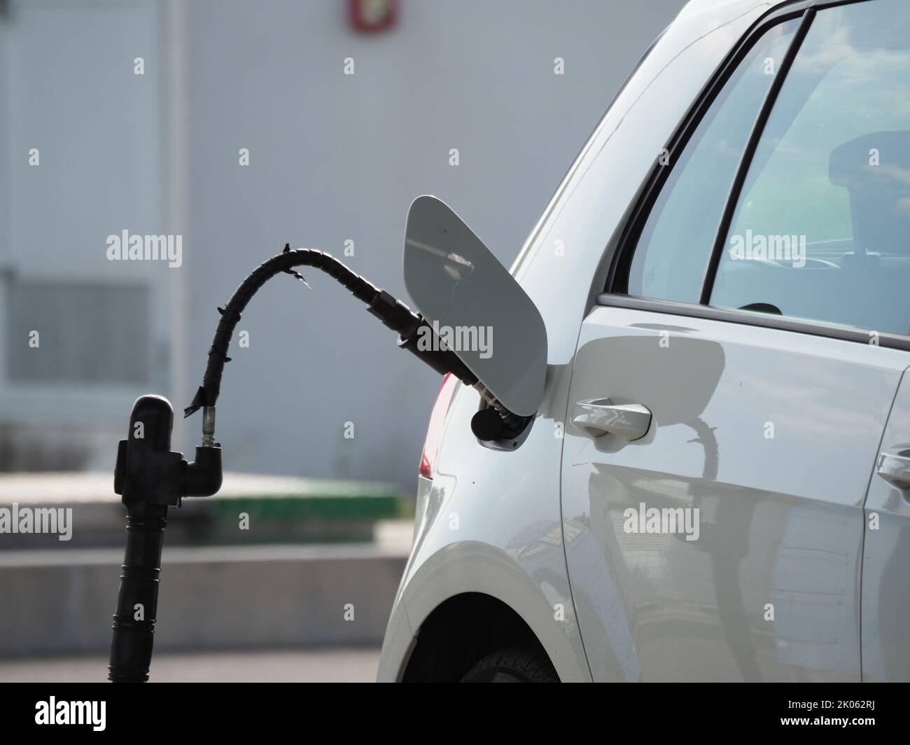 LPG gas filling stations and cars Stock Photo - Alamy