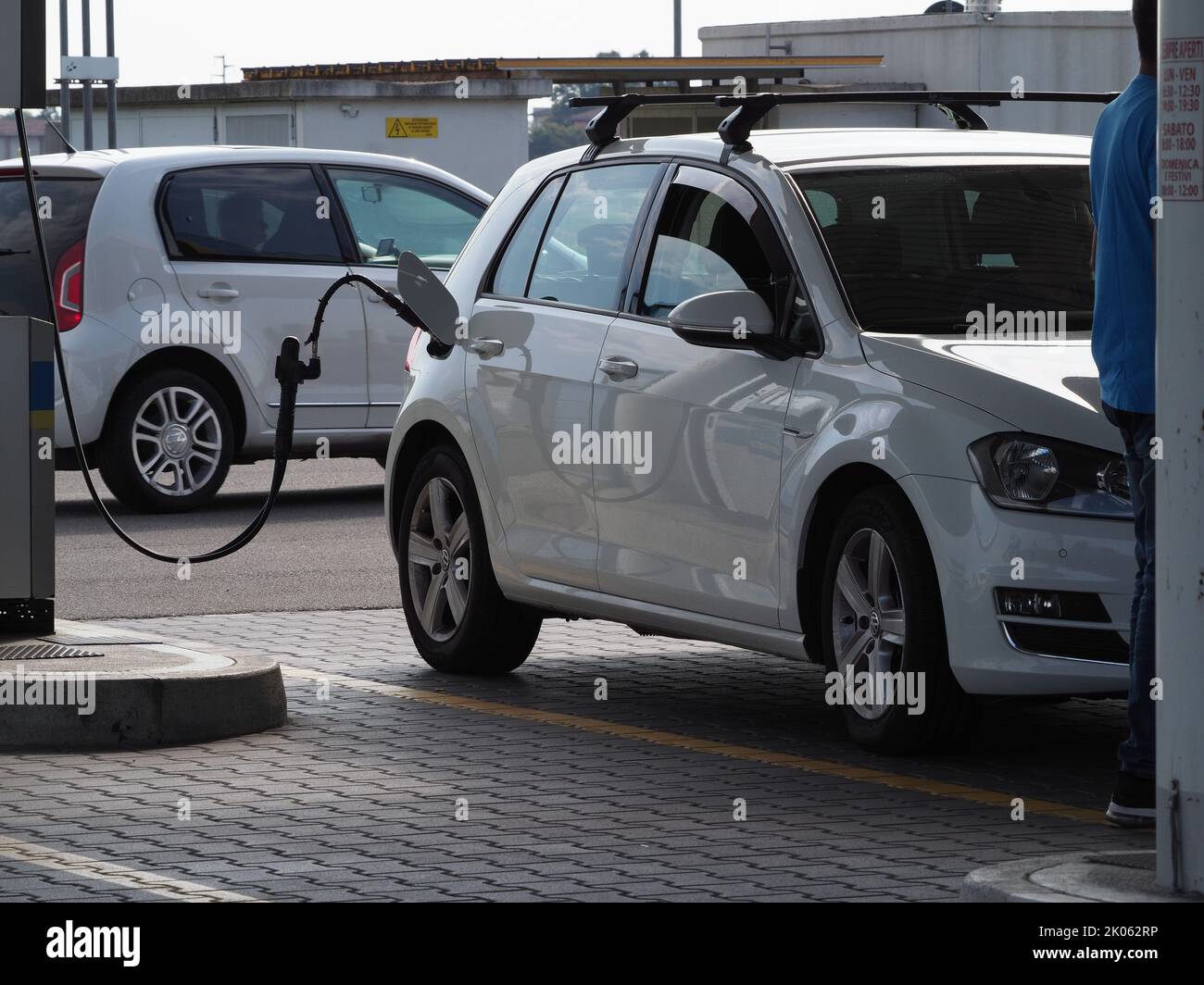 LPG gas filling stations and cars Stock Photo - Alamy