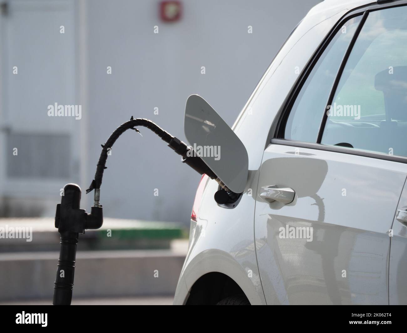 LPG gas filling stations and cars Stock Photo - Alamy