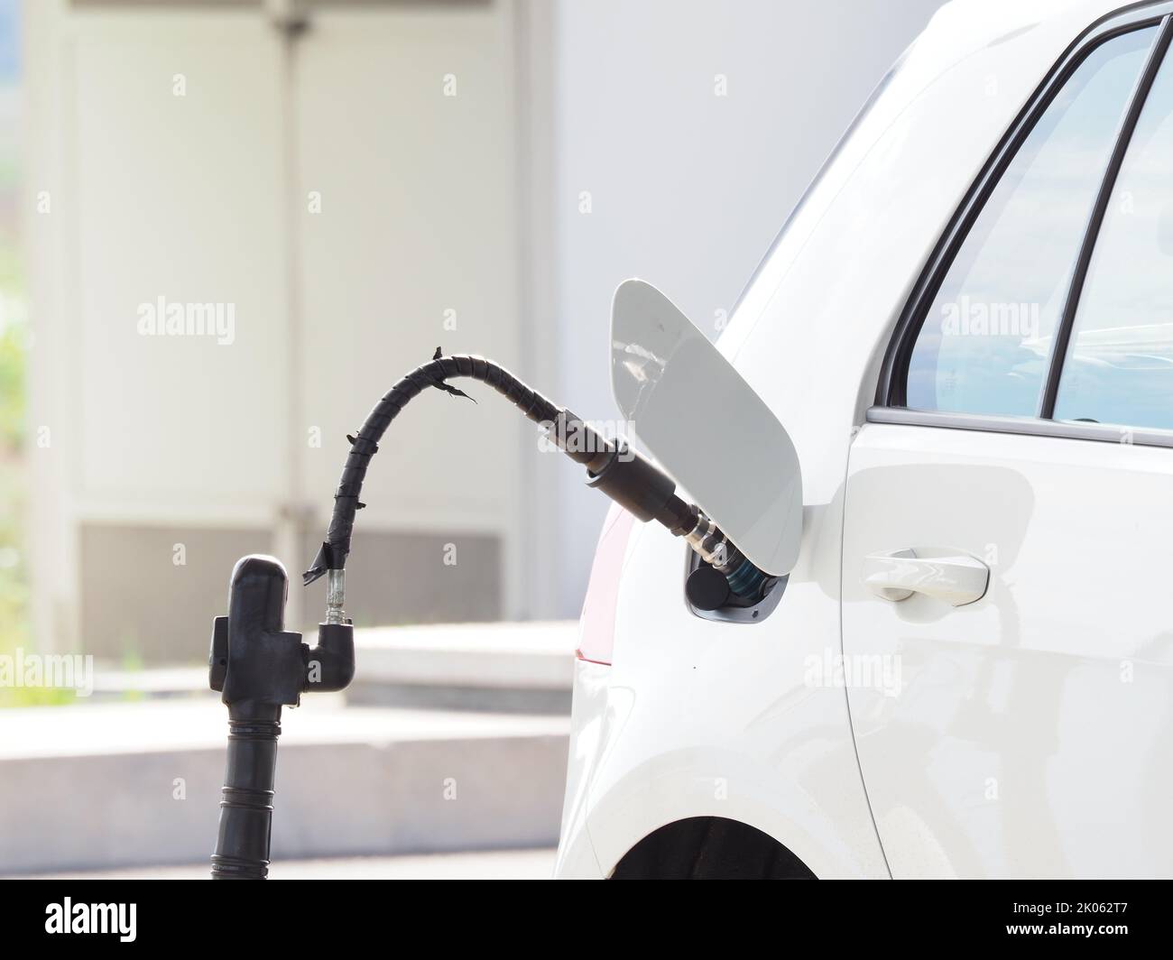 LPG gas filling stations and cars Stock Photo - Alamy