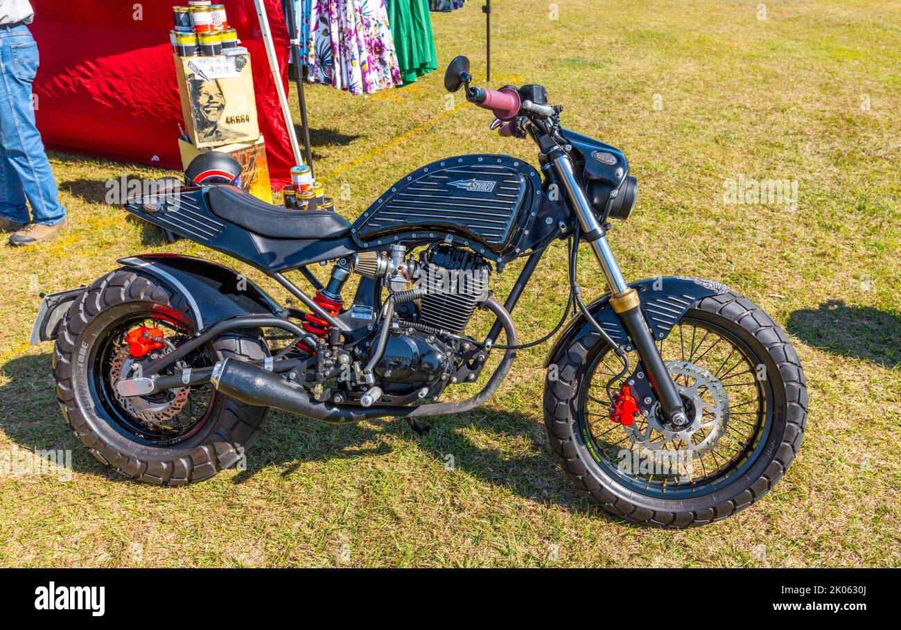 custom motorcycle is an elegant build by australia-based workshop ...