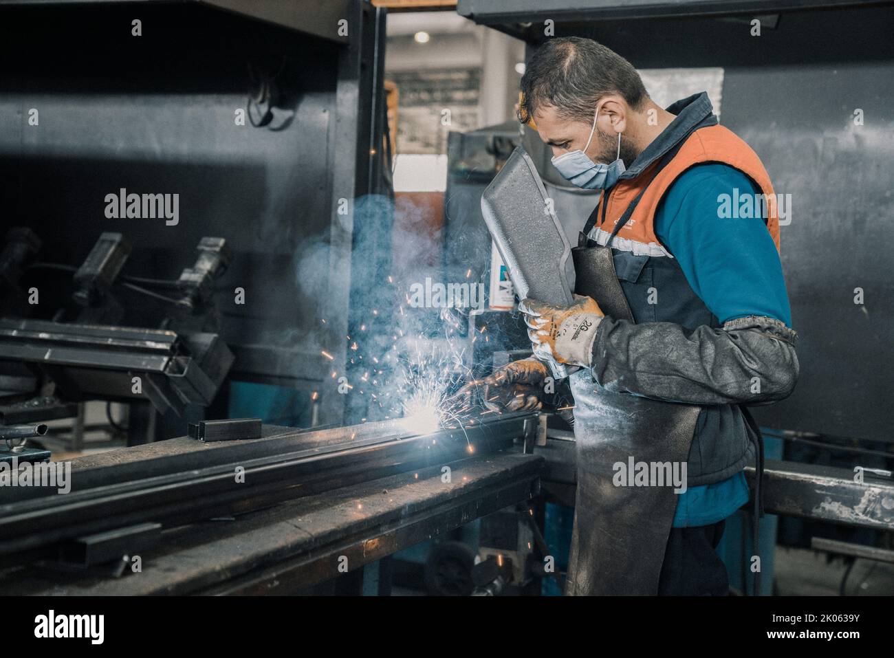 iron joinery factory Stock Photo - Alamy
