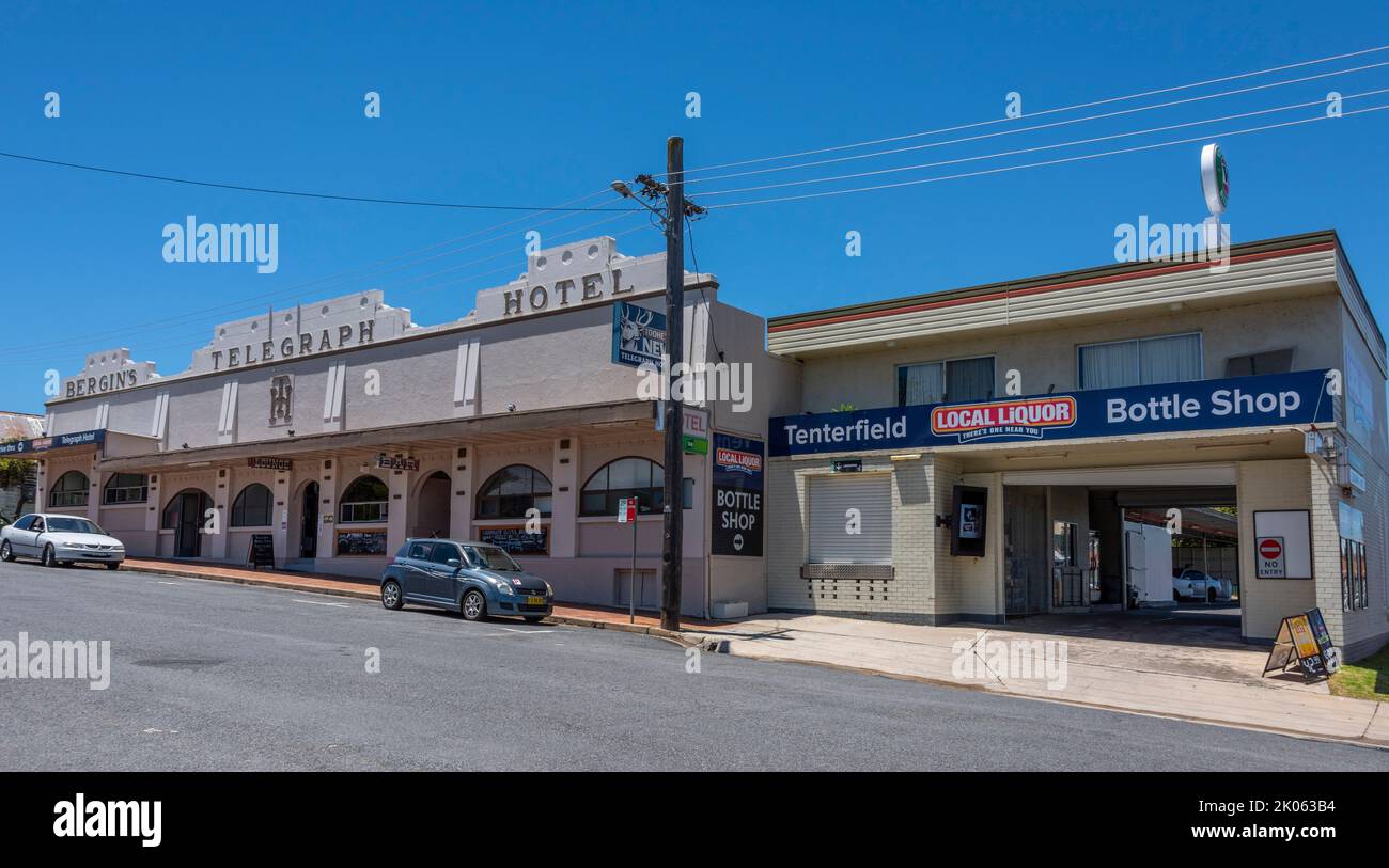 Bergin's Telegraph Hotel in Tenterfield N.S.W Stock Photo - Alamy