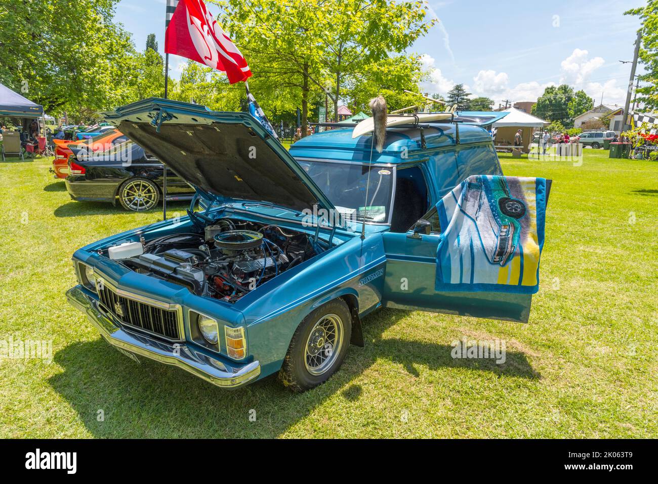 holden panel van decked out for surfing at the glen on wheels 2016 in ...