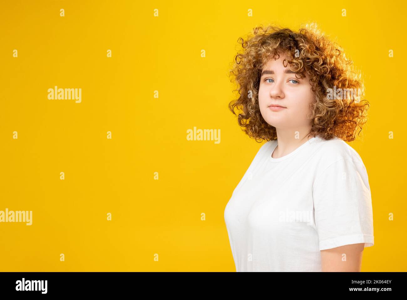 overweight woman self confidence positive girl Stock Photo - Alamy