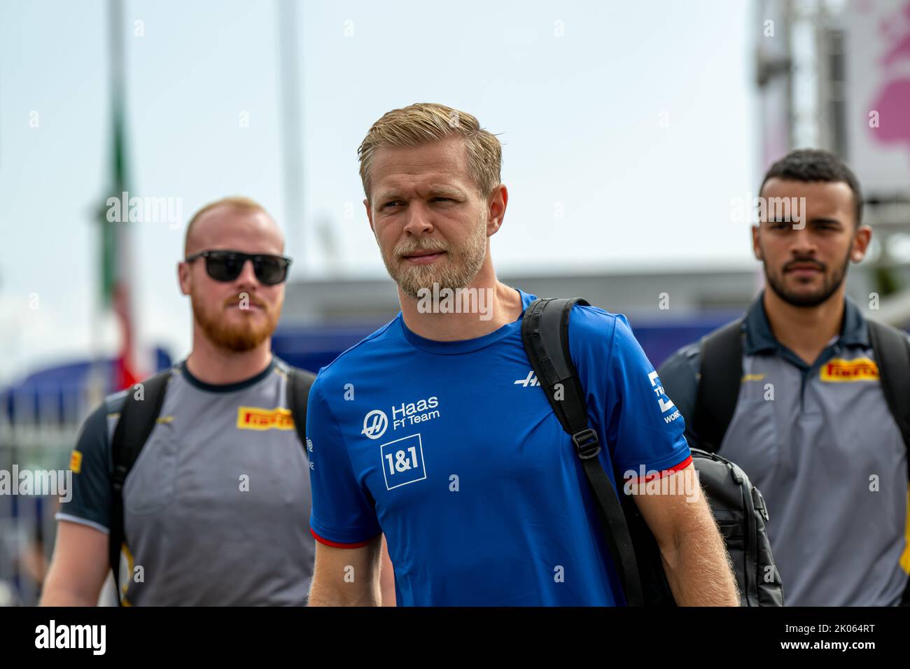 Monza, Italy, 09th Sep 2022, Kevin Magnussen, from Denmark competes for ...
