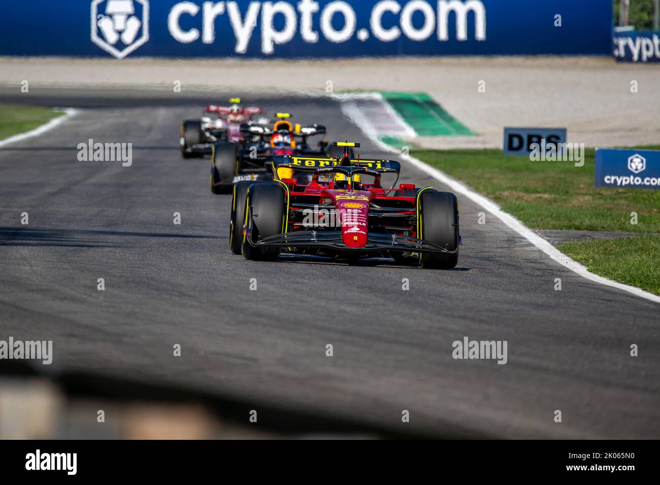Monza, Italy, 09th Sep 2022, Carlos Sainz Jr, from Spain competes for ...