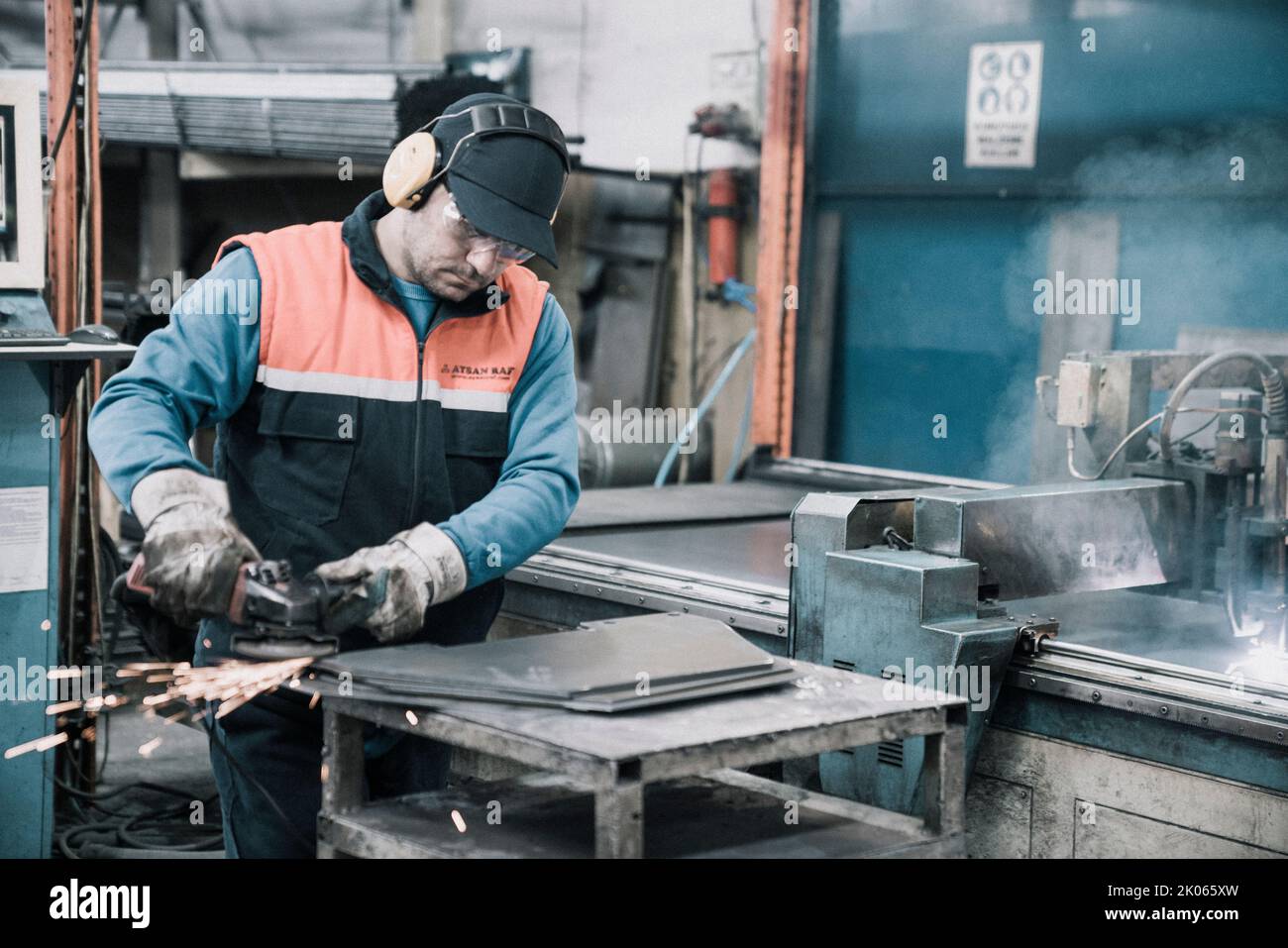 iron joinery factory Stock Photo - Alamy