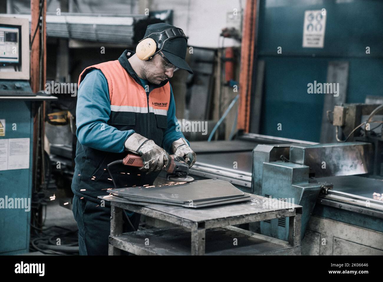iron joinery factory Stock Photo - Alamy