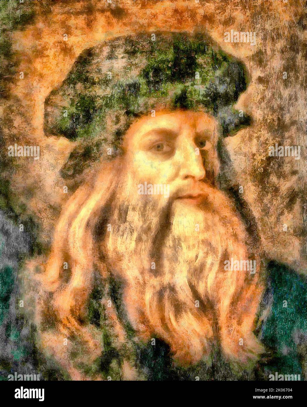 Portret leonardo da vinci hi-res stock photography and images - Alamy