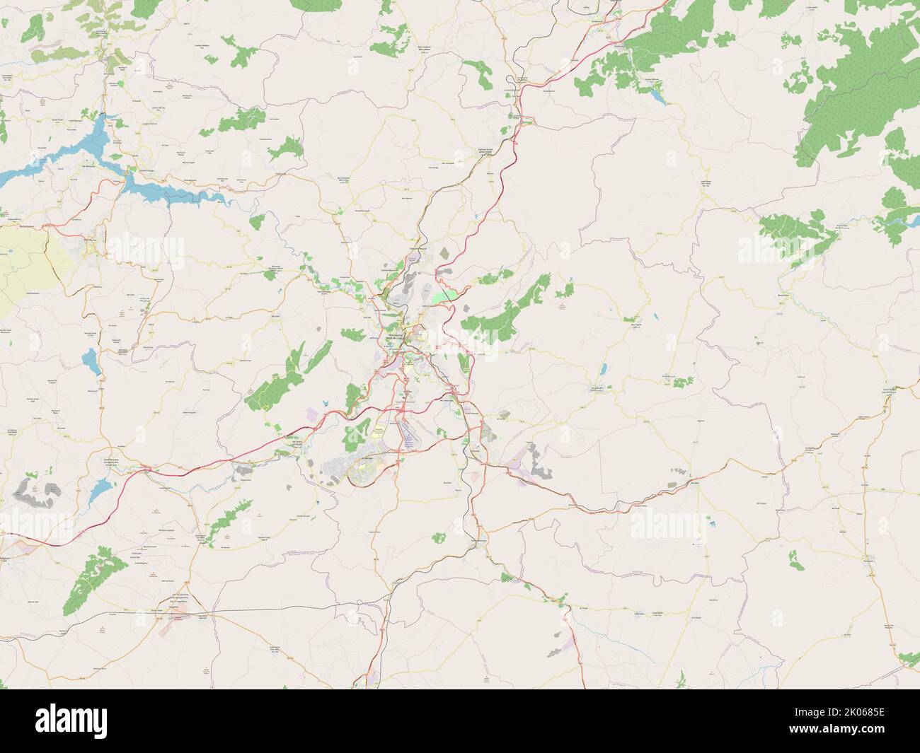 Constantine, province of Algeria. Open Street Map Stock Photo - Alamy