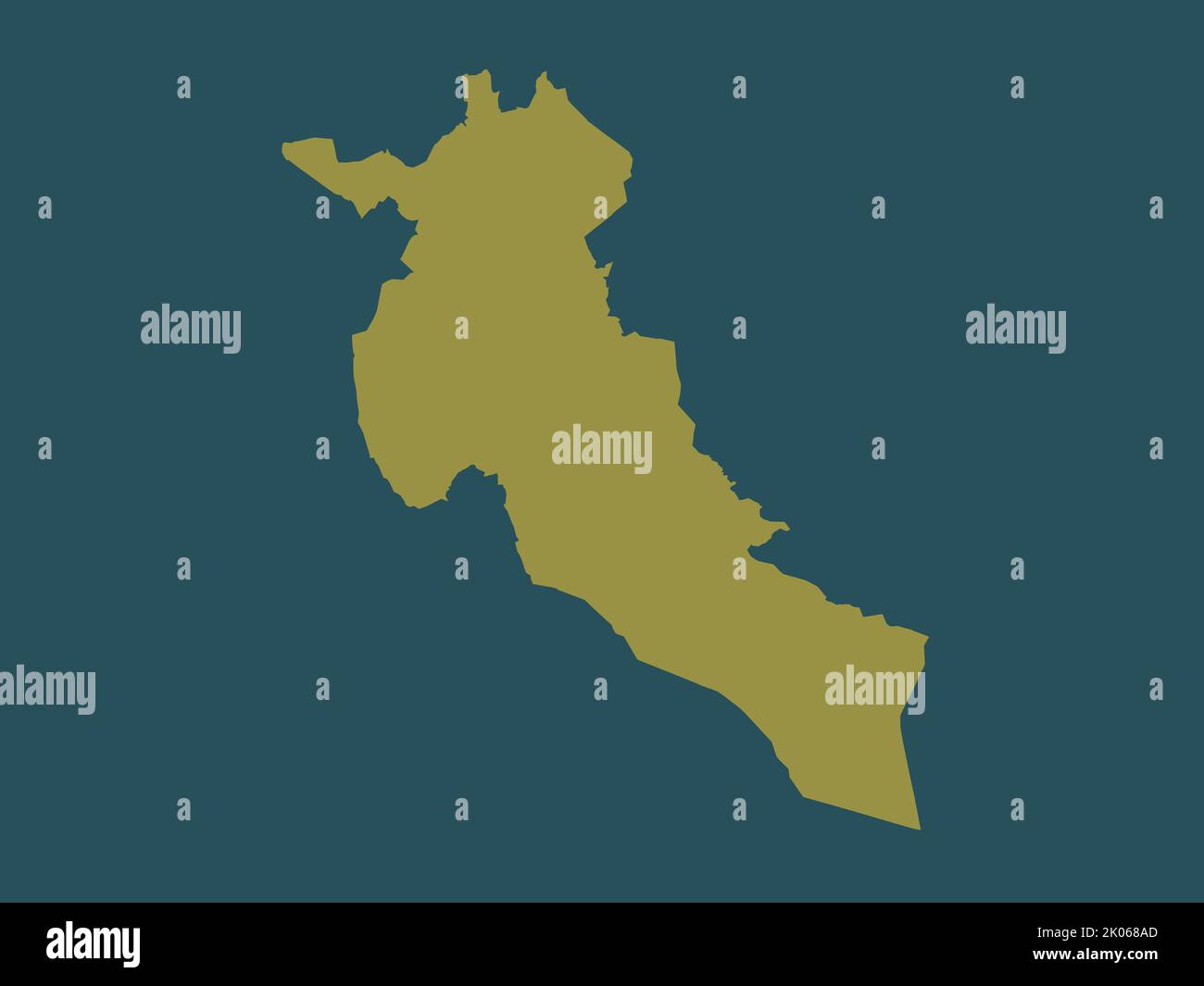 Djelfa, province of Algeria. Solid color shape Stock Photo - Alamy