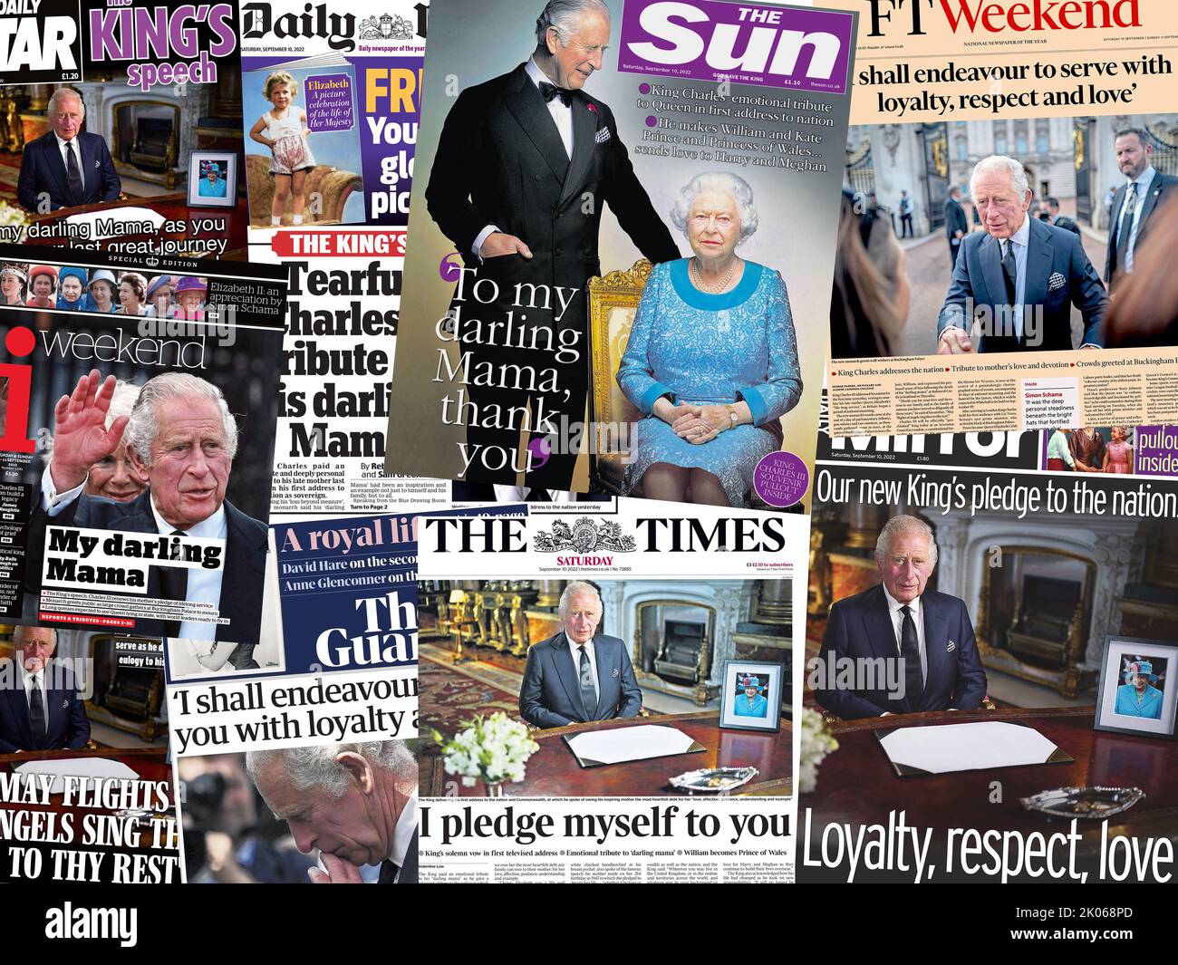 Newspaper report death of the king hi-res stock photography and images ...